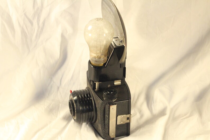 Ansco Junior Press Photographer Outfit Camera Film Flash Bulbs in ...