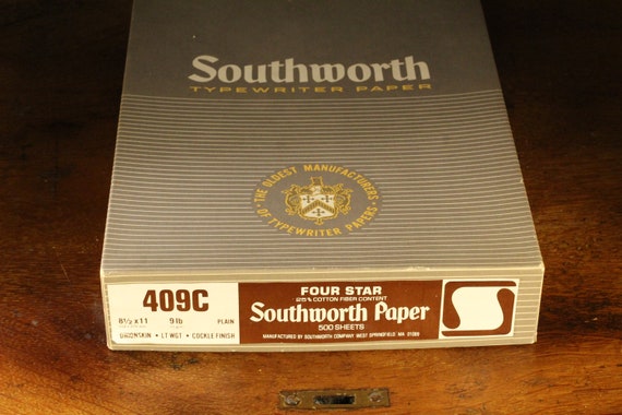 Vintage Onionskin Typewriterpaper Southworth and Other Choices - Etsy