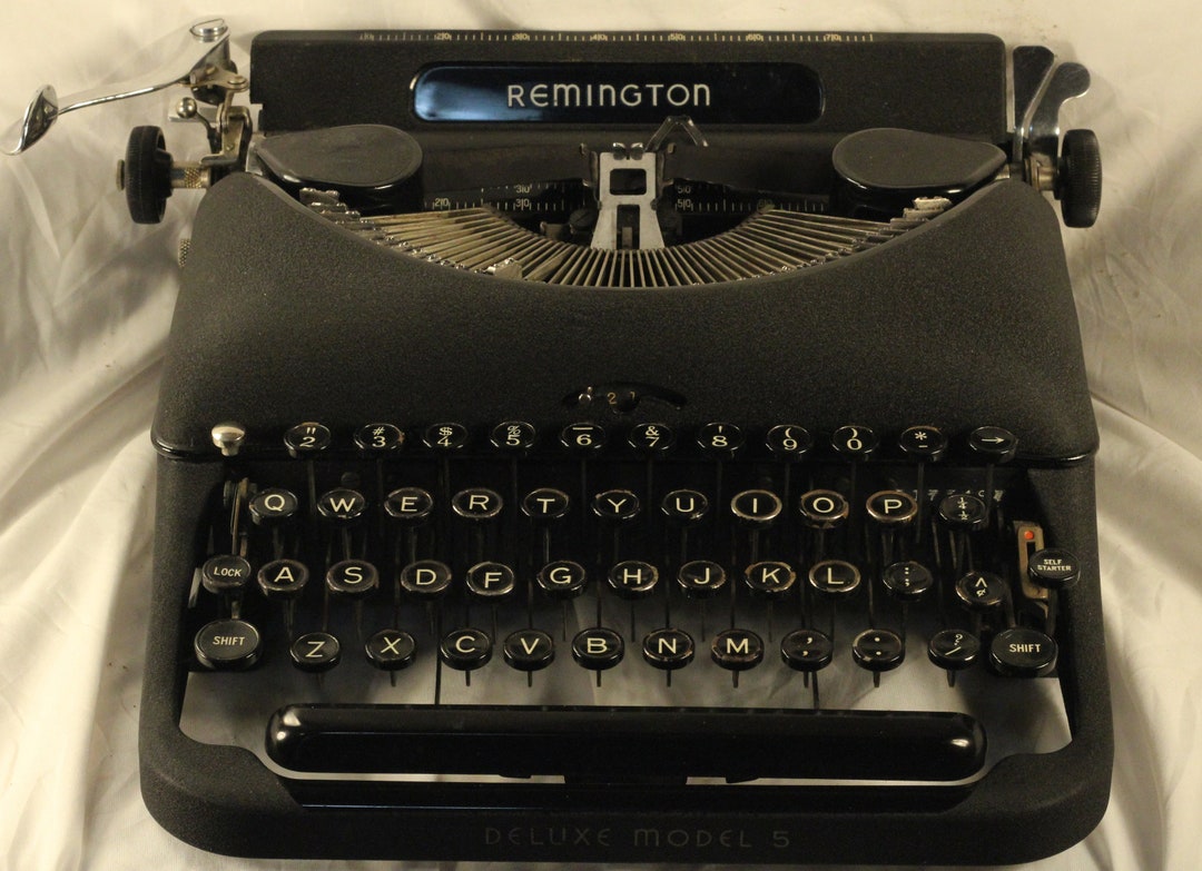 Remington Streamline Deluxe Model 5 Vintage 1942 Working Manual ...