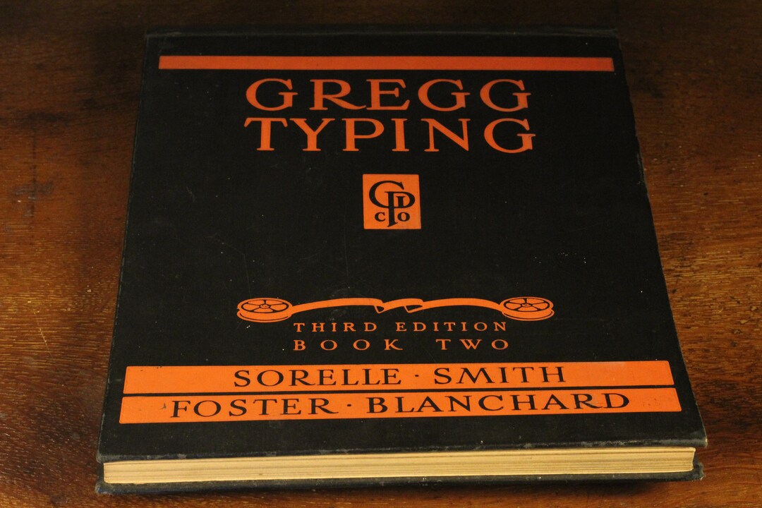 Vintage Gregg Typing Third Edition Second Book Copyright 1941 Good ...