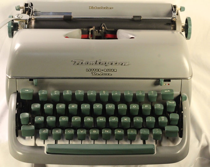 Remington Letter Riter Deluxe Vintage Vintage 1958 Working Portable ...