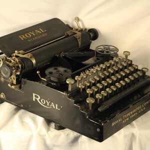 Royal No 1 Vintage 1909 Working Manual Standard Typewriter Gorgeous ...
