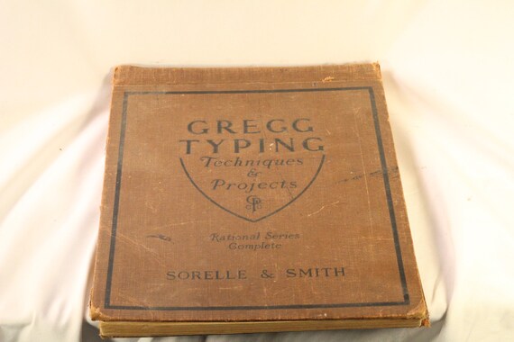 Vintage Typing Book Gregg Typing Techniques & Projects Early | Etsy