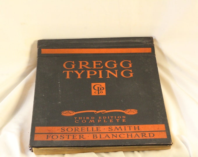 Vintage Gregg Typing Third Edition Copyright 1941 Good Condition With ...