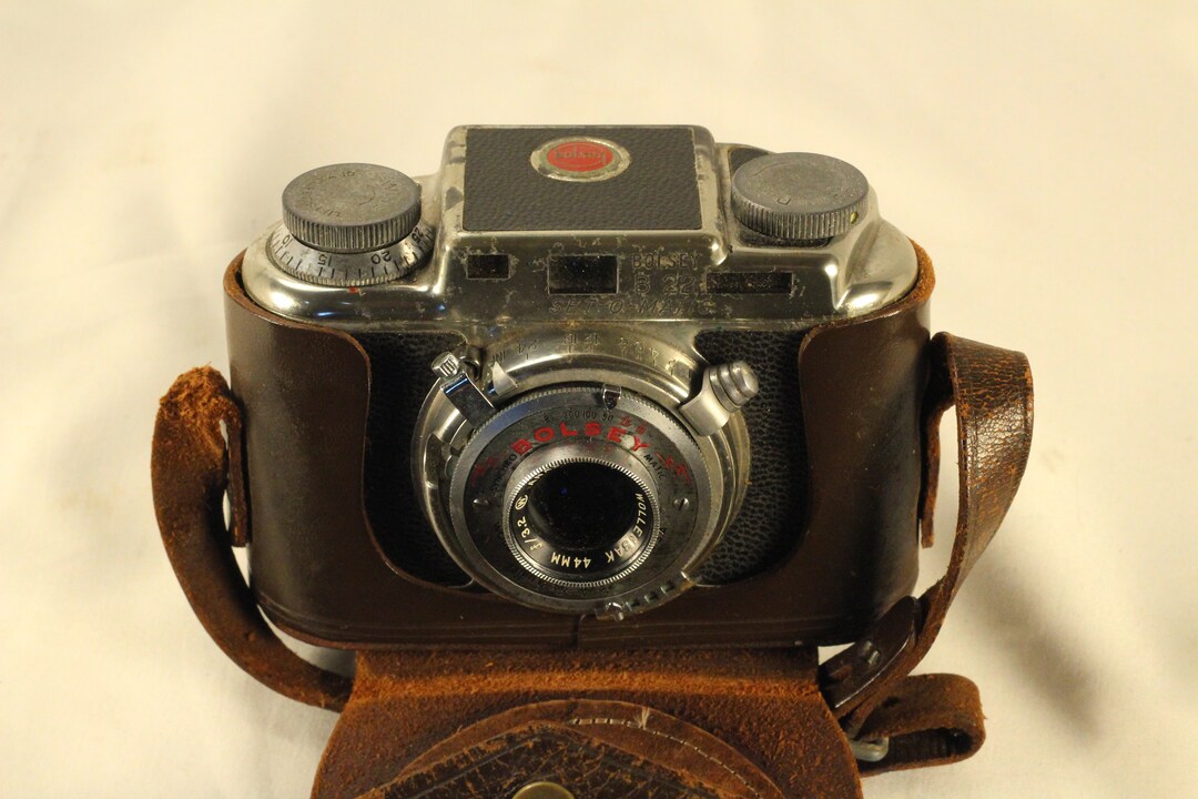 Vintage Rangefinder 35mm Film Camera Bolsey B 22 Set-o-matic Very Cool ...