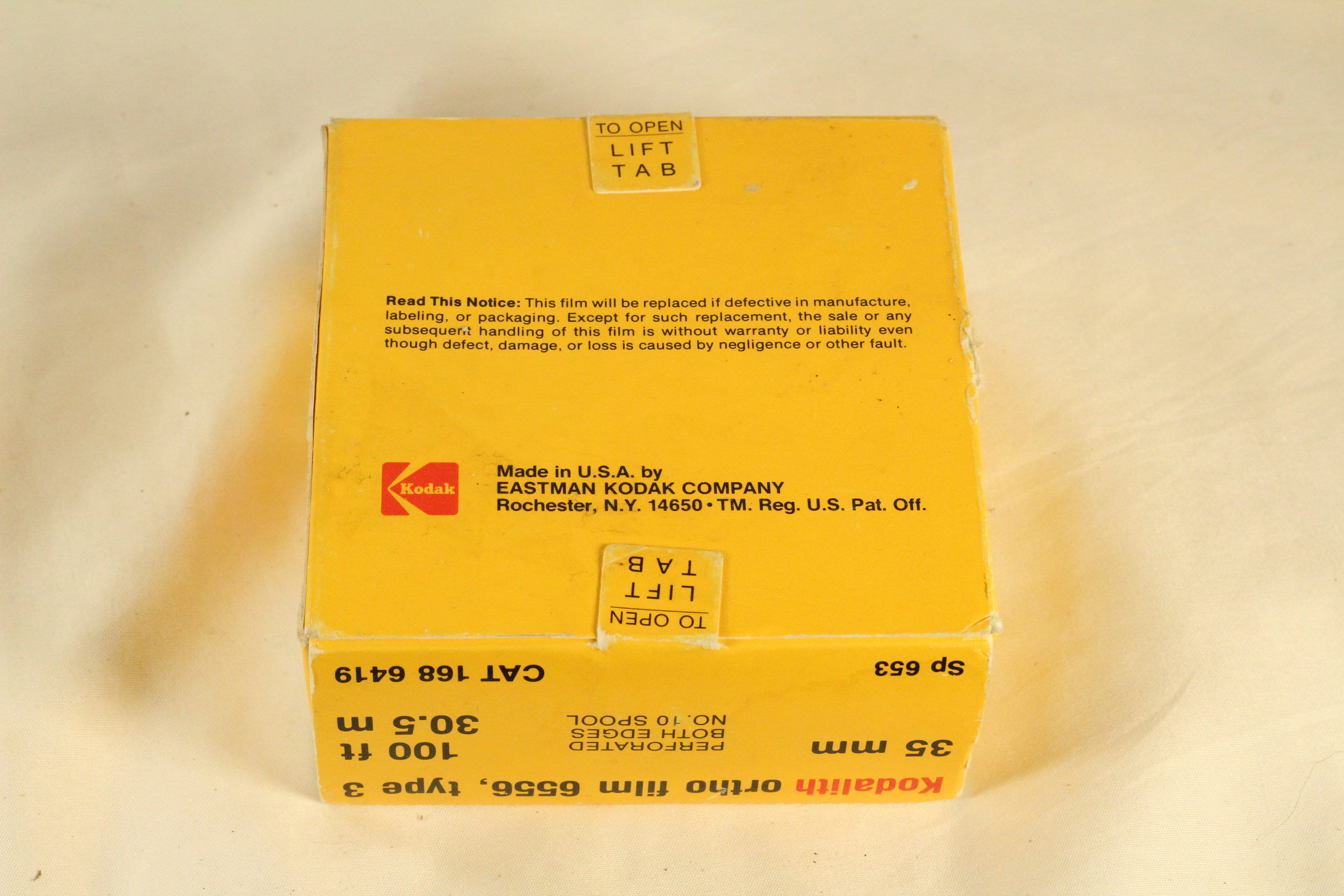 Kodak Kodalith Ortho Film 6556 Type 3 Full 100 Foot Bulk Roll - Etsy