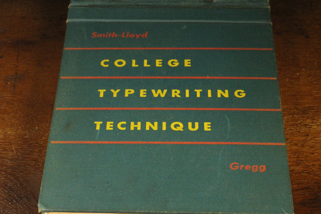 Vintage Gregg Typing College Edition Good Condition With Illustrations ...