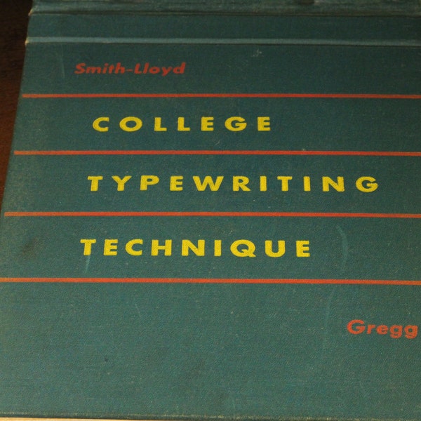 Typewriter Typing Book - Etsy