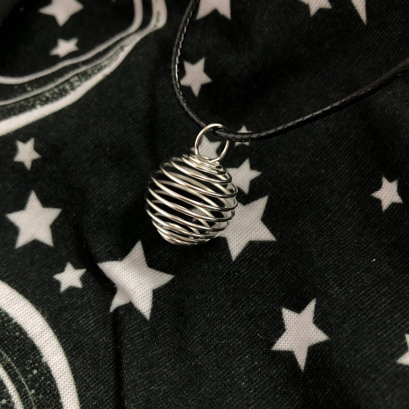 Crystal Cage Necklace - Etsy