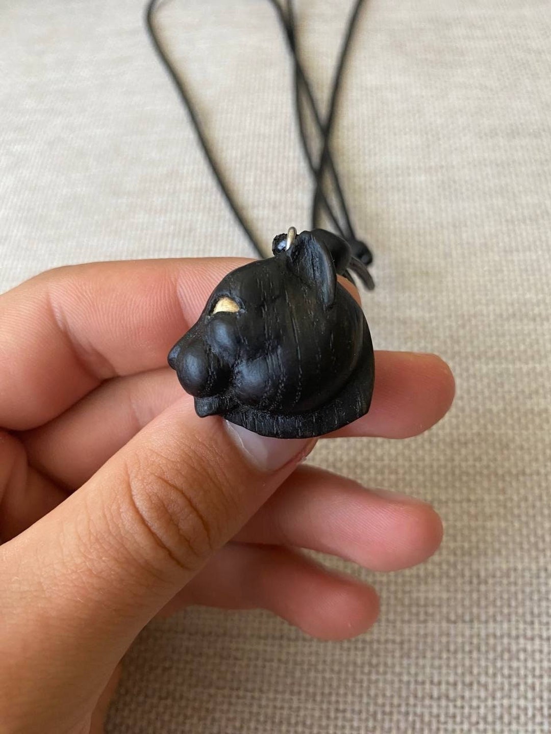 Black Puma Wooden Pendant, Animal, Handmade, Bog Oak | Jewelry, Pendant ...