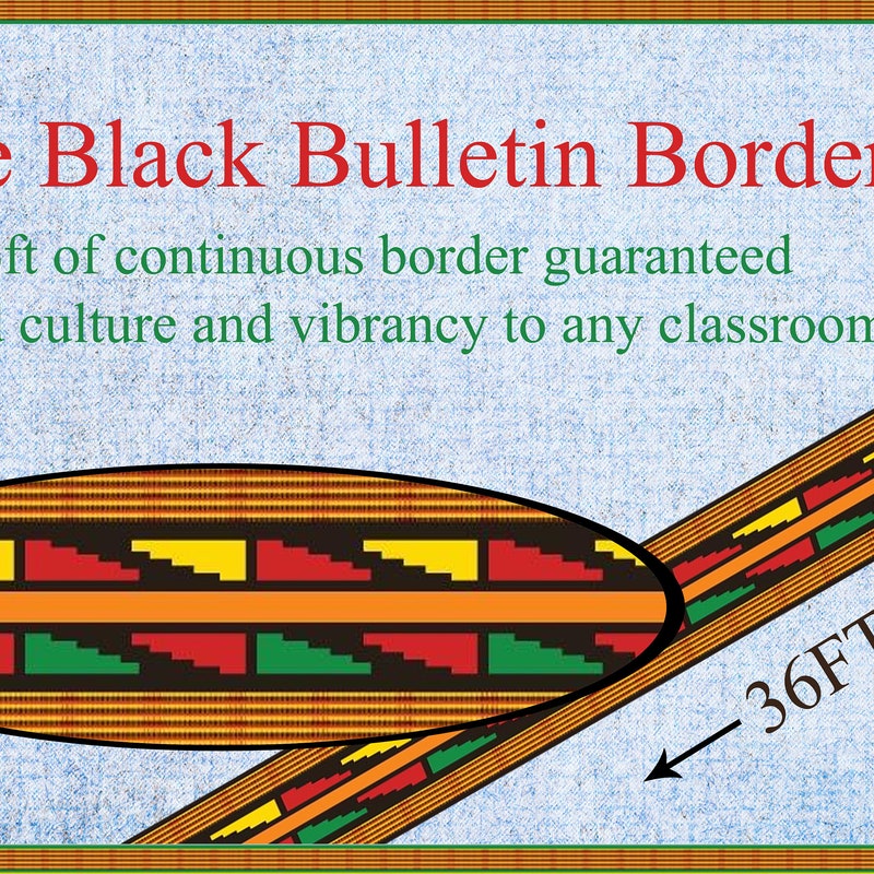 Black History Month Bulletin Board Border - Etsy