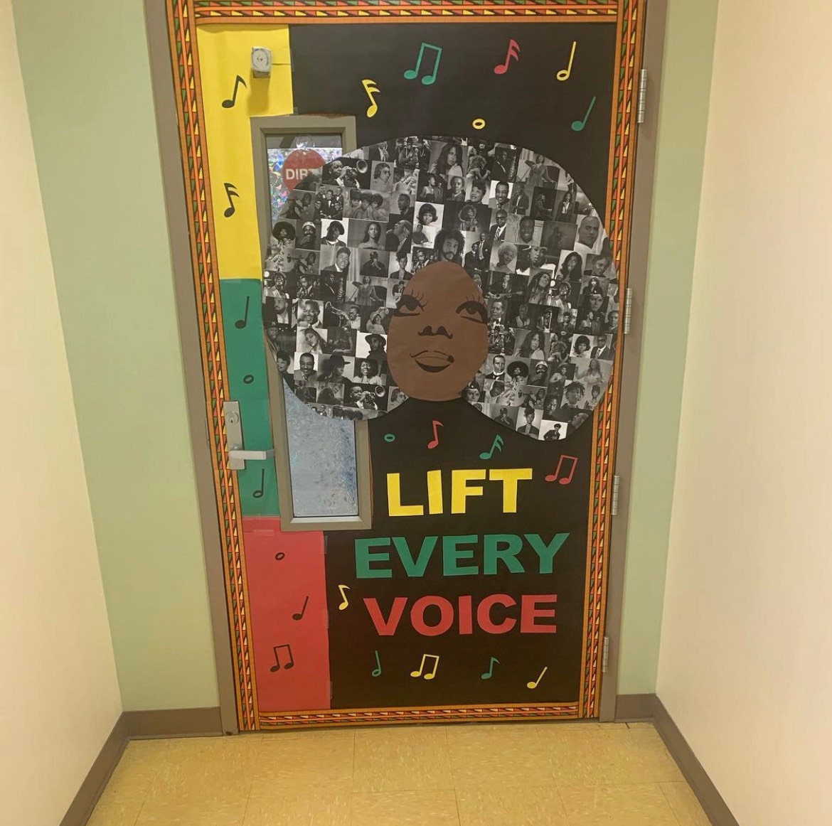 Kente Black Patterned Bulletin Border Black History Door Decoration ...