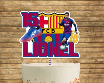 Messi cake topper | Etsy