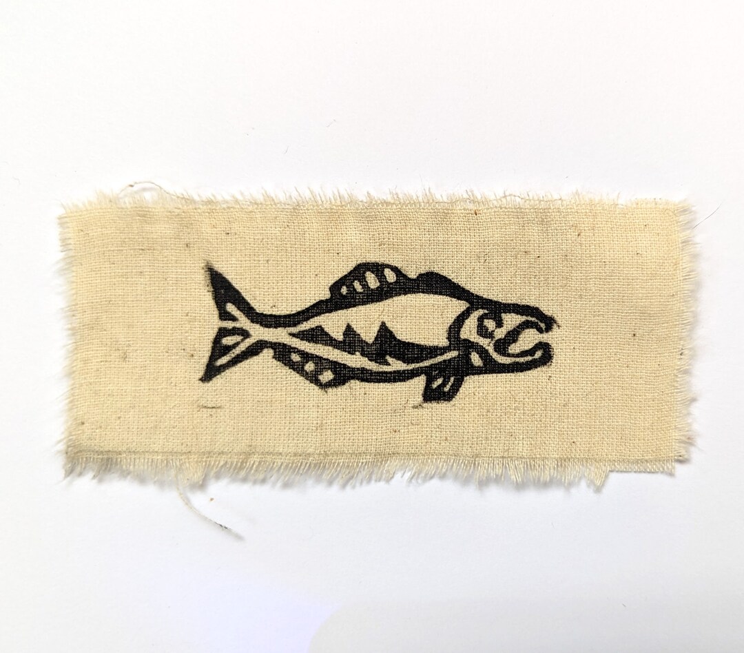 Punk Salmon Fish Fly Patch - Etsy