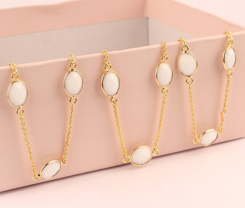 Checker Cut Oval Shape Hydro Quartz Gold Plated Necklace Bezel - Etsy