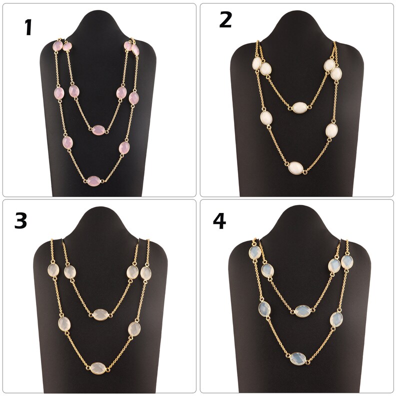 Checker Cut Oval Shape Hydro Quartz Gold Plated Necklace Bezel - Etsy