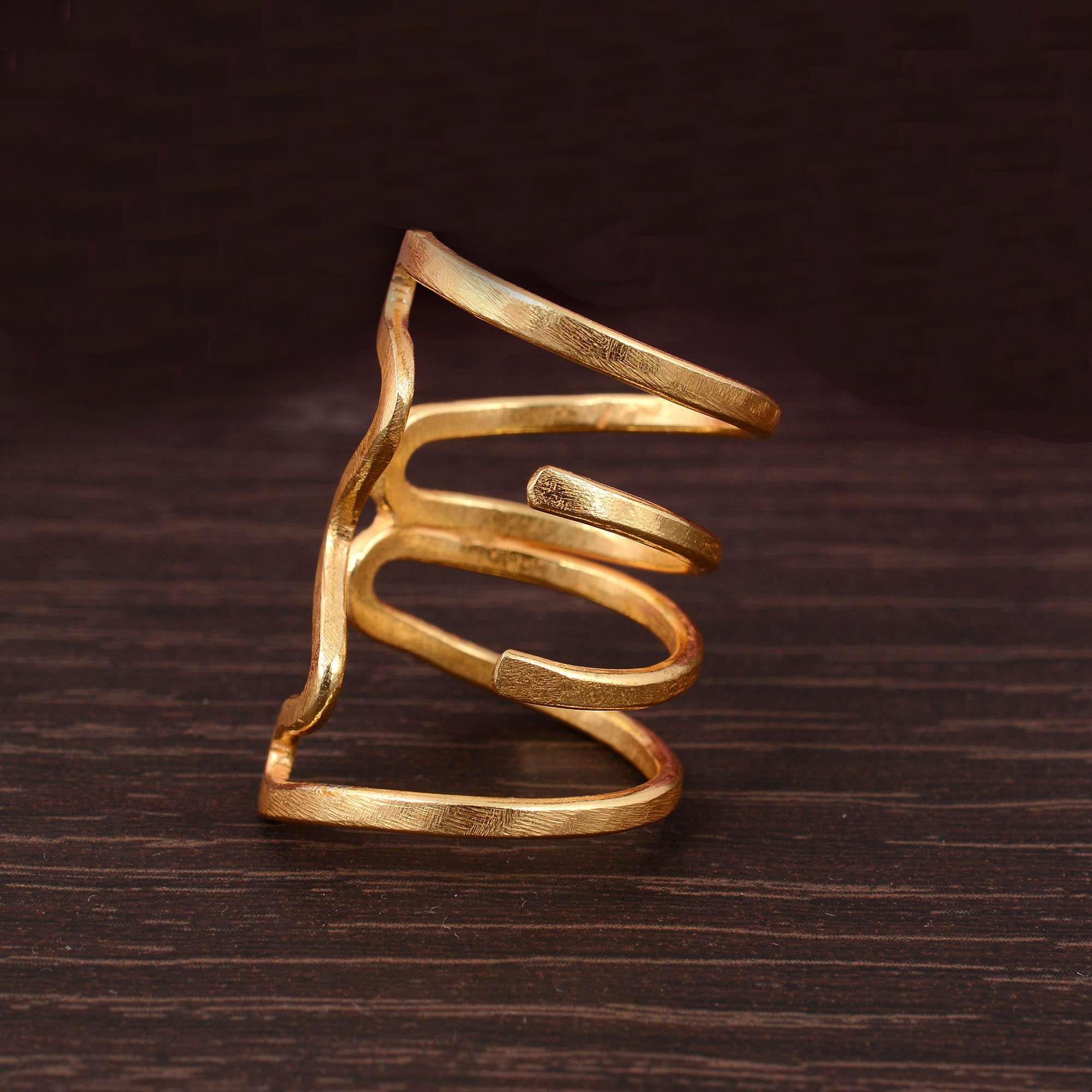 18k Gold Arthritis Finger Splint for Bending Sideways, EDS Finger ...