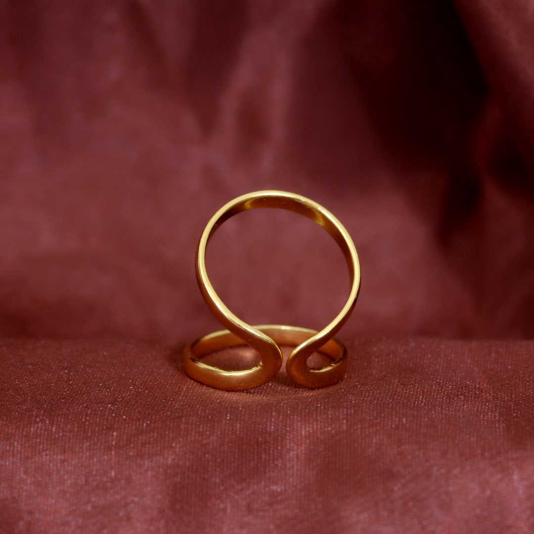 18k Gold Finger Splint Ring, Arthritis Ring, Mallet Finger Ring, MCP ...