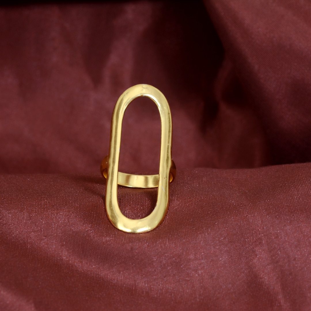 Trigger Finger Splint Ring, Arthritis Finger Support Ring, Gold Tone ...