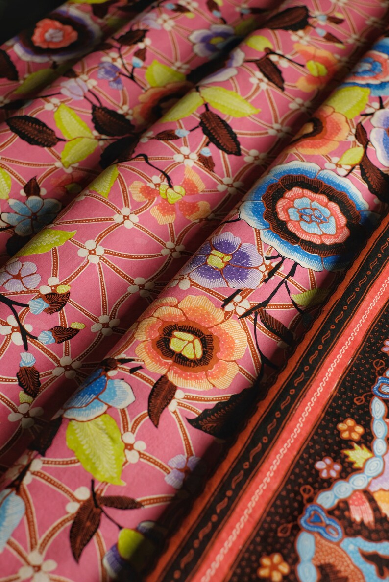 Batik Indonesia, "buketan Bunga" (a Bouquet of Flowers) Motif, Cozy ...