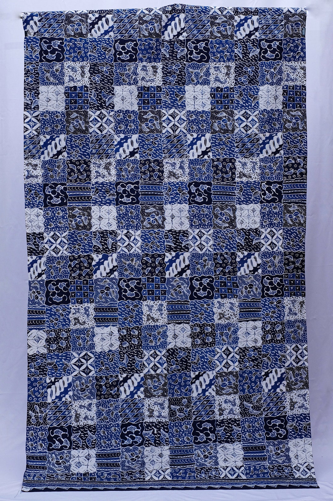 Batik Indonesia, "kotak" (a Square Style) Motif, Premium Cotton Fabric ...
