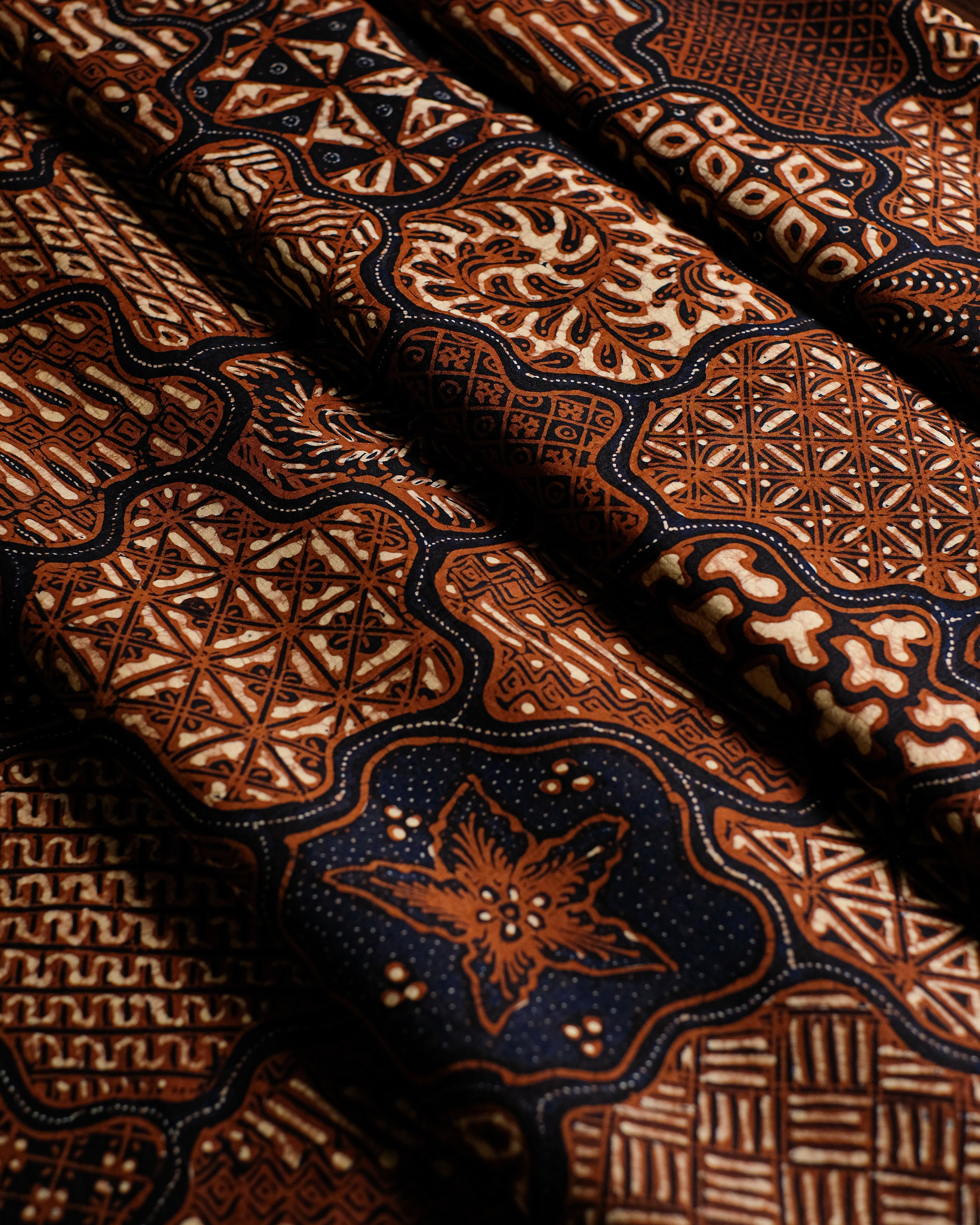 Batik Indonesia, "sekar Jagad" (multipattern) Motif, Earth Tone Color ...