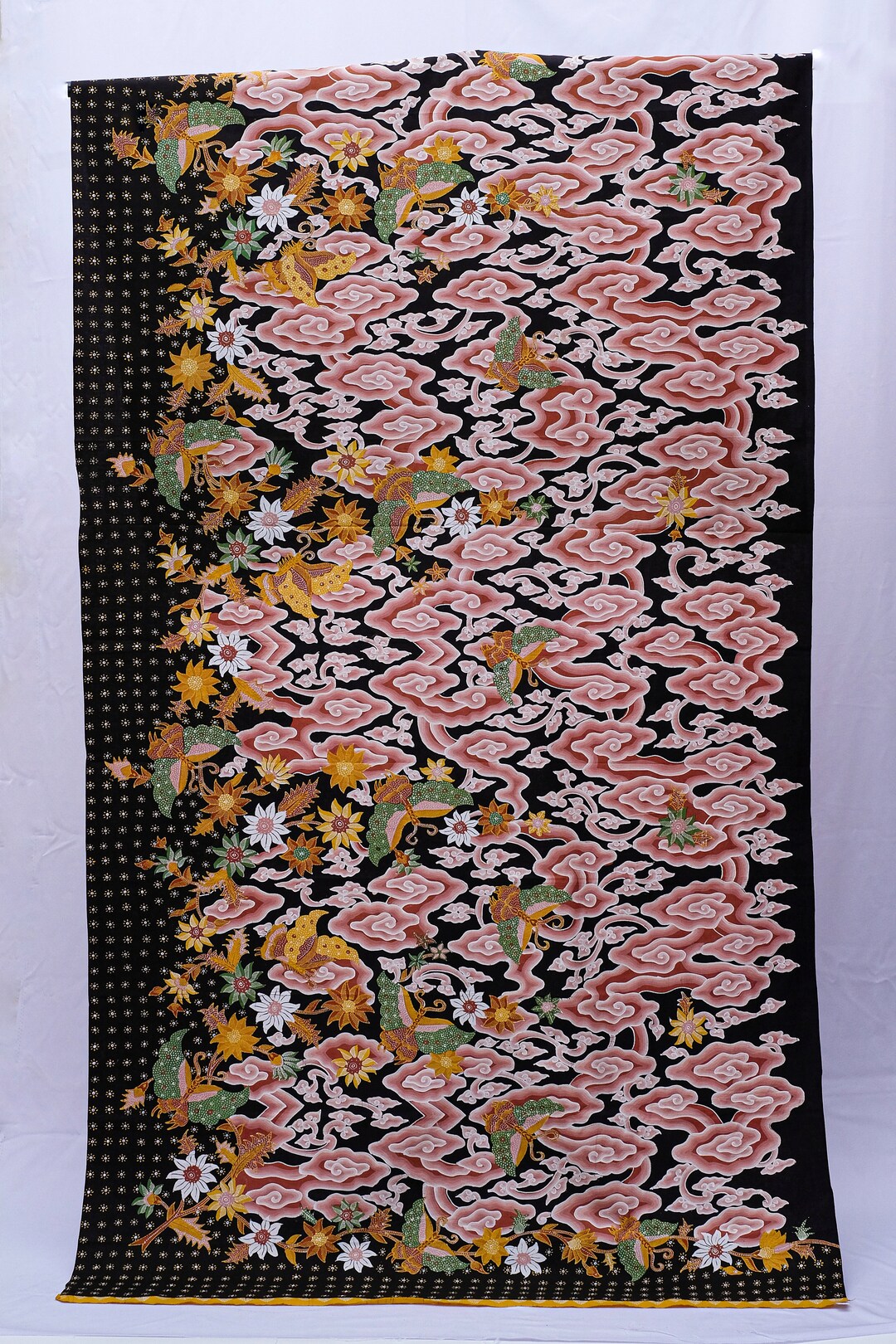 Batik Indonesia, mega Mendung Hokokai Motif japanese, Premium Cotton ...