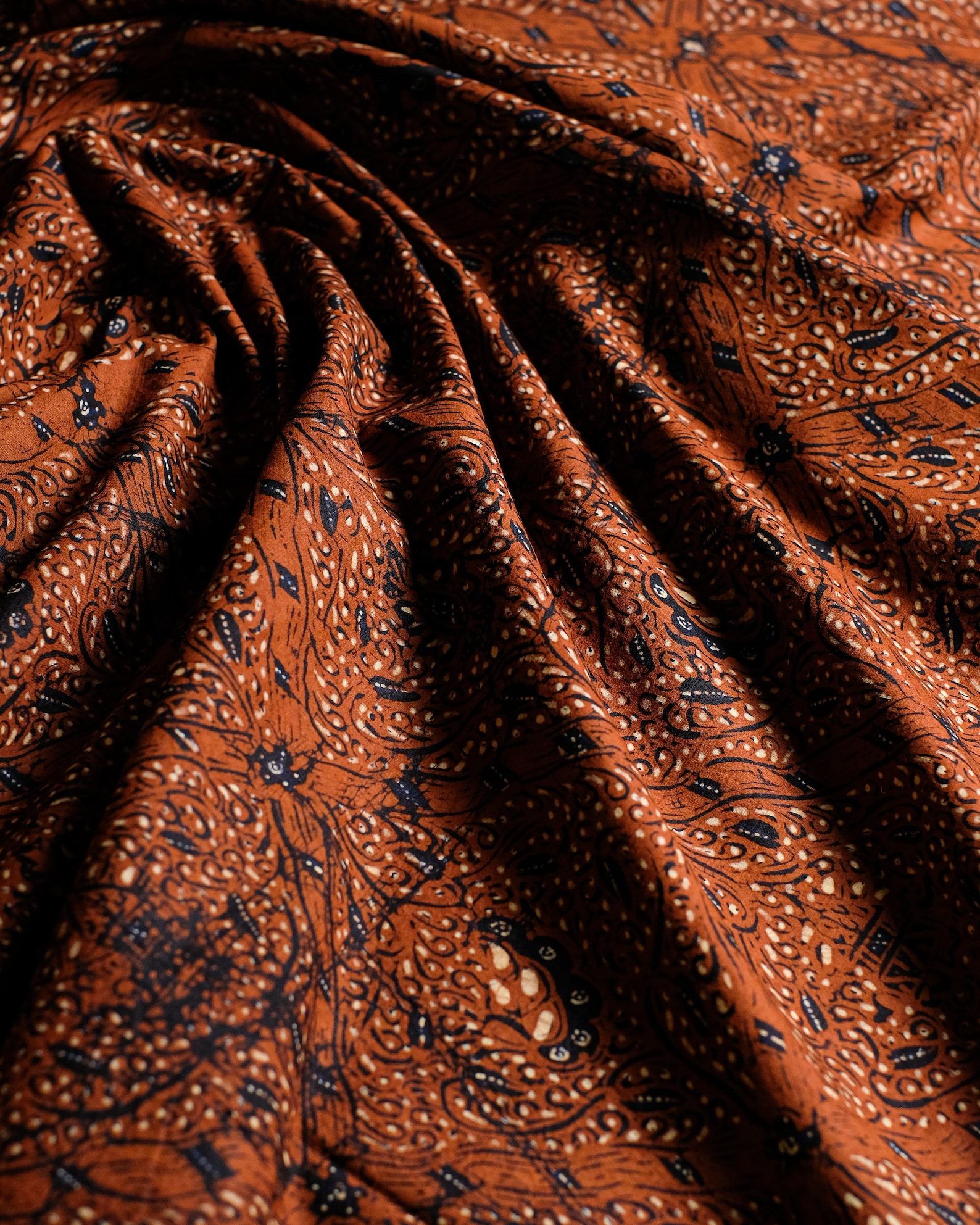 Batik Indonesia, "sidomukti" Motif From South Java, Earth Tone Color ...