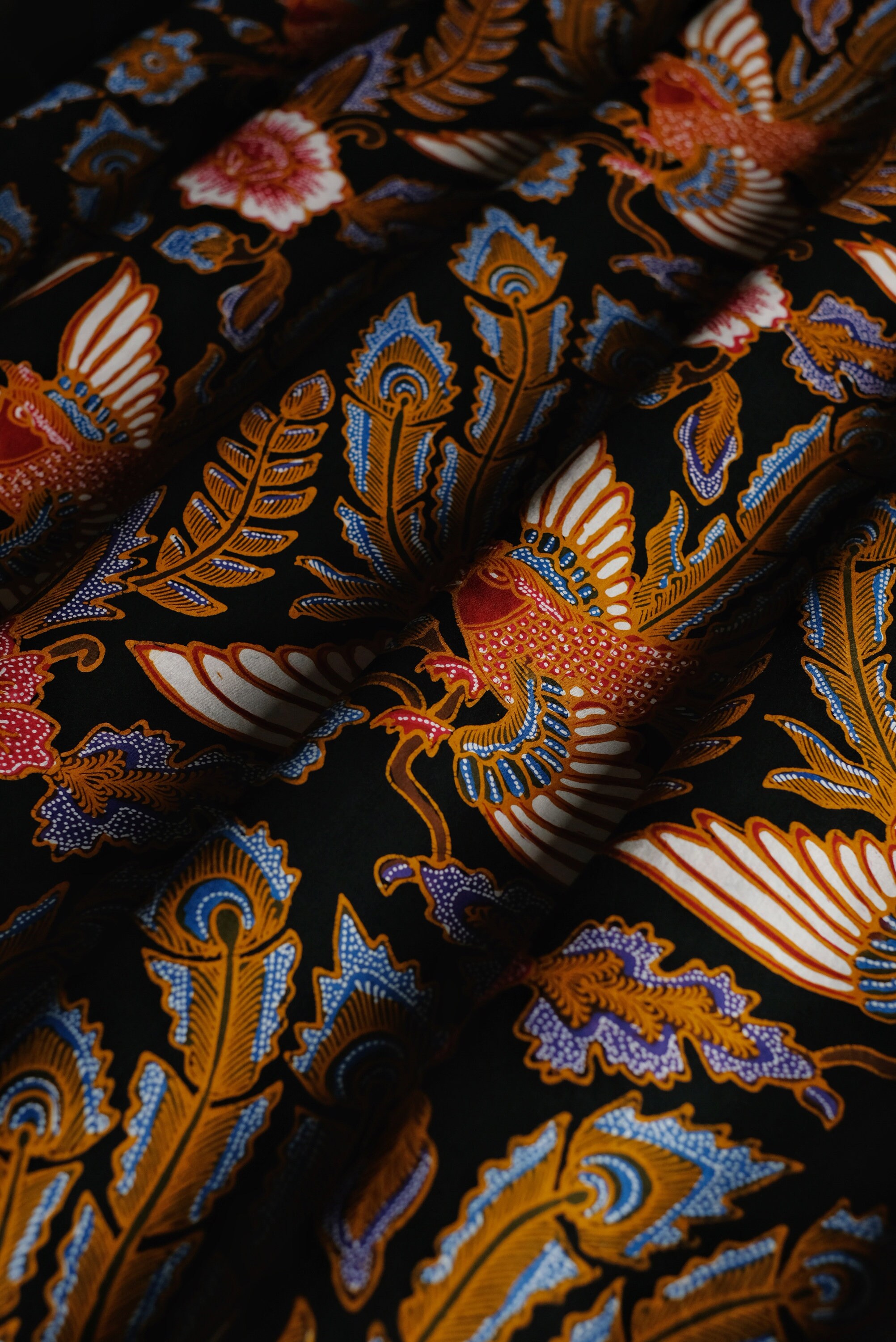 Batik Indonesia, "sawunggaling" (rooster/peacock) Motif From Pekalongan ...