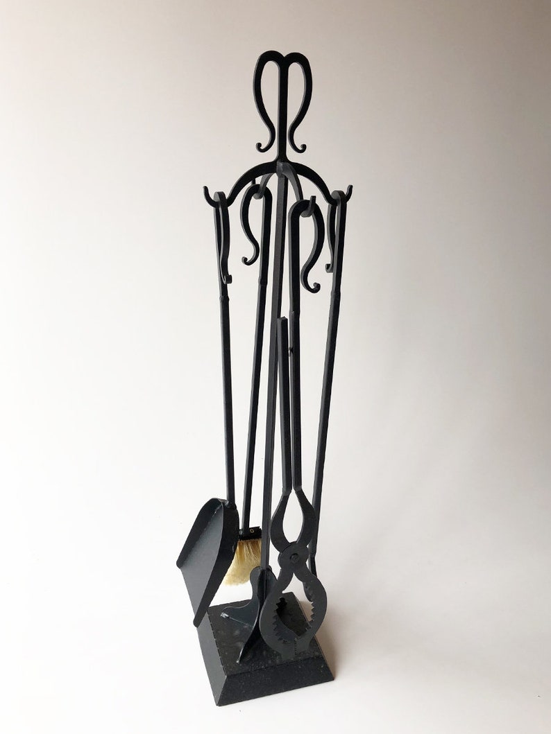 Fireplace Tools 4 Set Rustic - Etsy