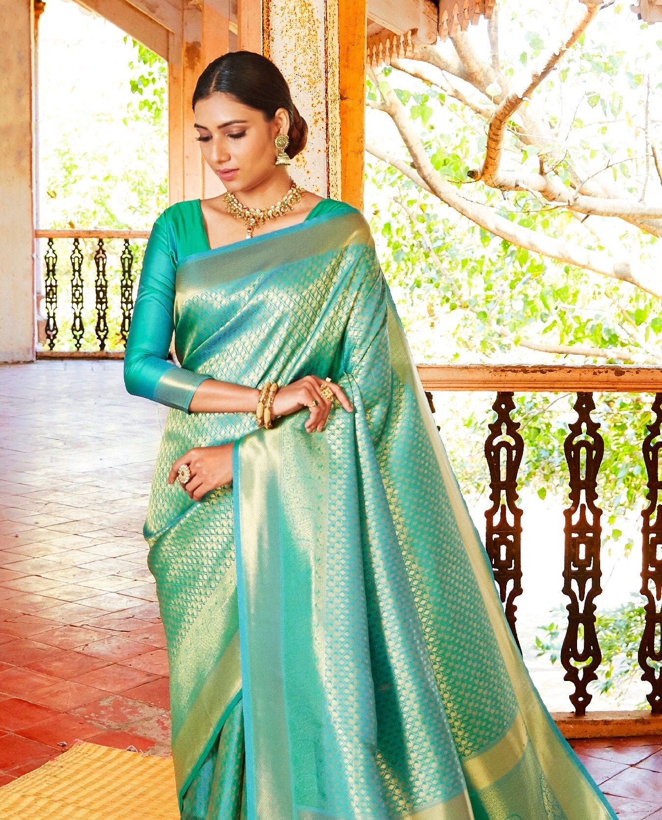 Beautiful Green Sarees