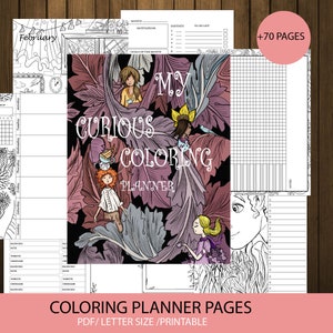 Coloring Printable Planner Pages , Printabler Adult Coloring Pages ...