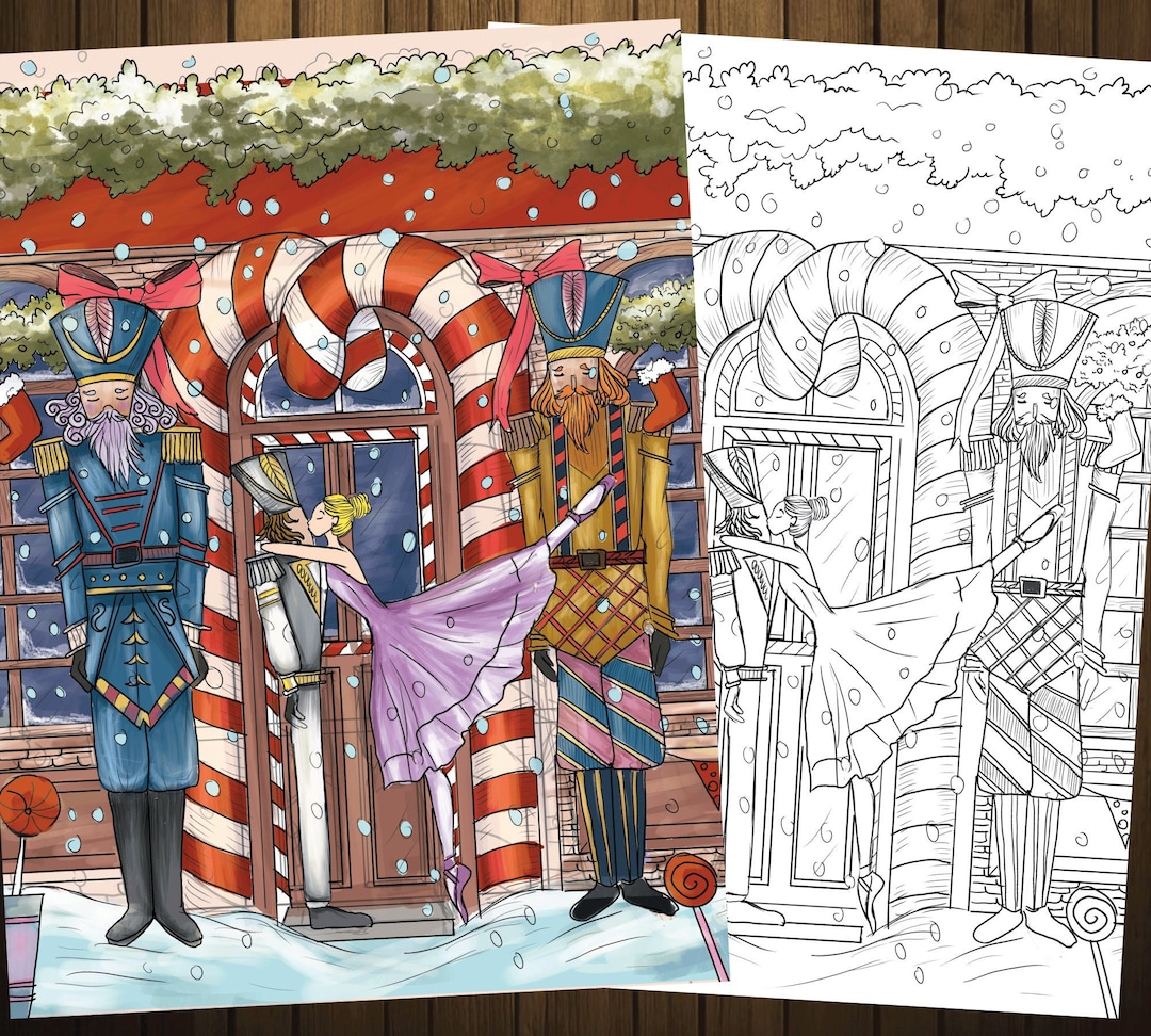 Christmas Nutcracker Coloring Page Pdf , Christmas Coloring Pages ...