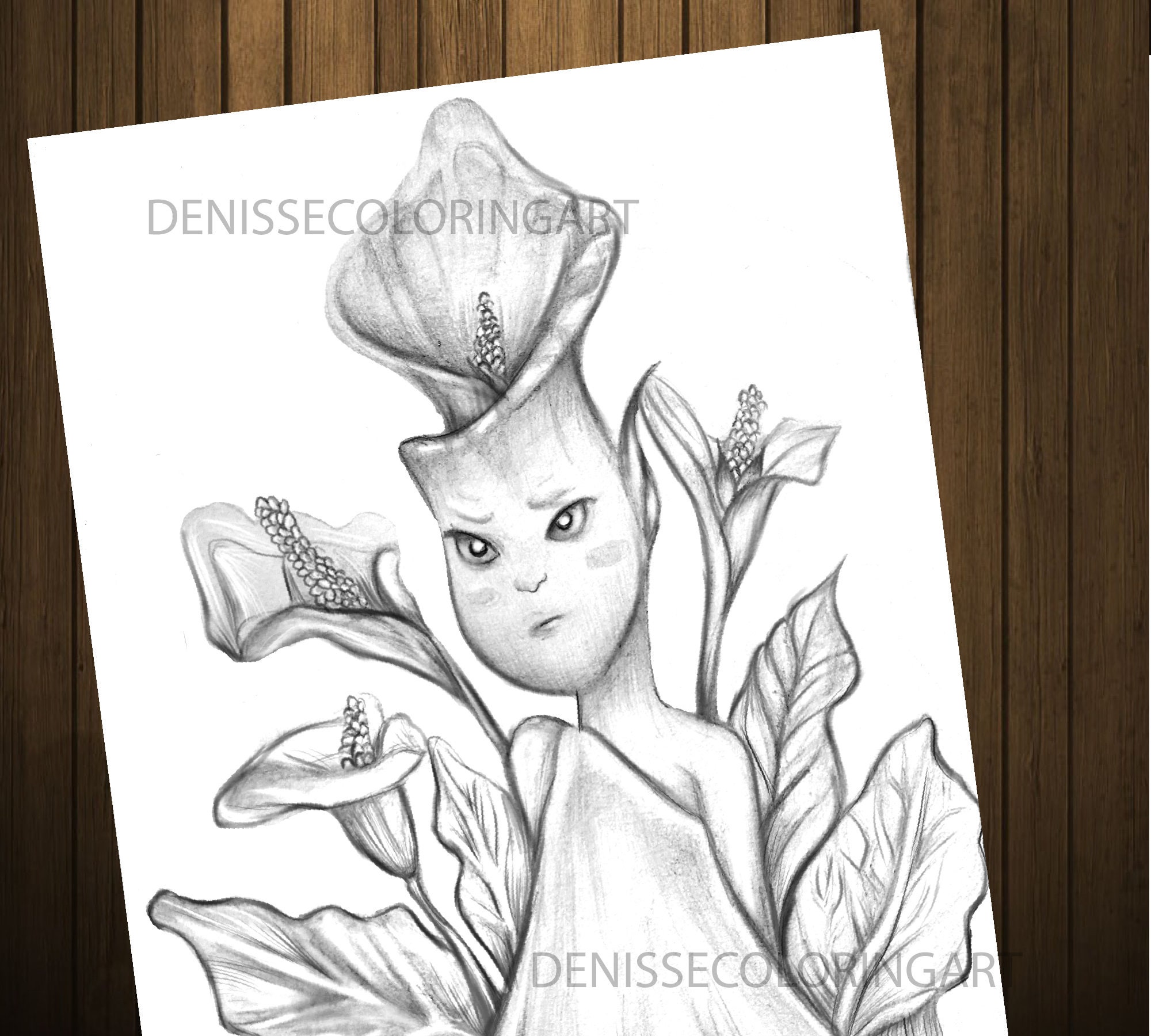 Printable Coloring Pages Adult Cute Adult Coloring Page - Etsy