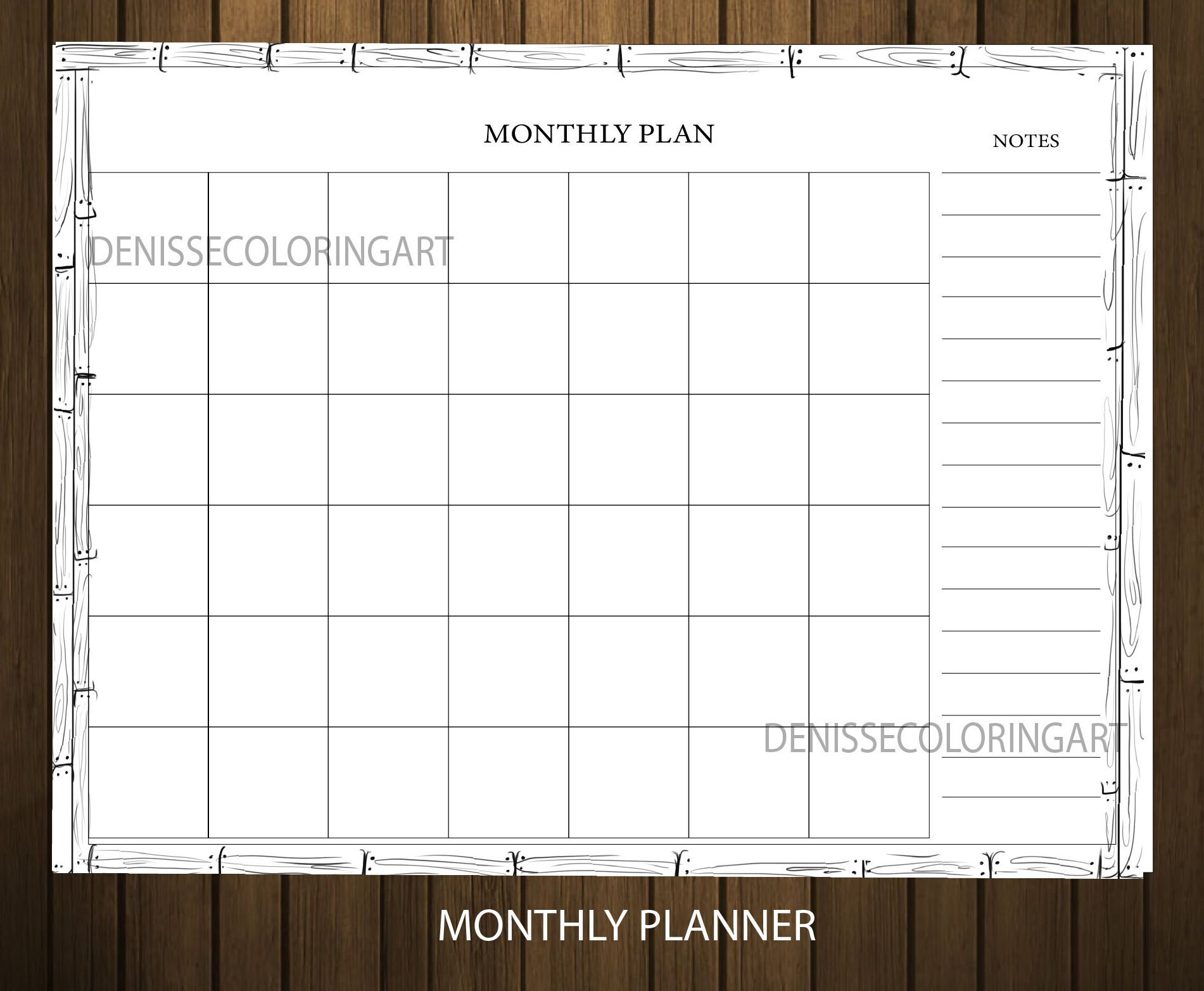 Printable Coloring Planner Pages , Monthly Weekly Daily Planner Pdf ...