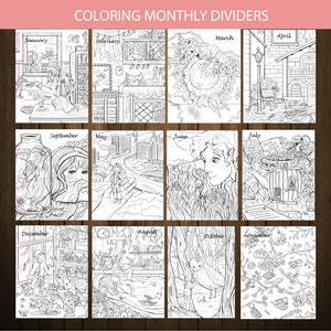 Coloring Printable Planner Pages , Printabler Adult Coloring Pages ...