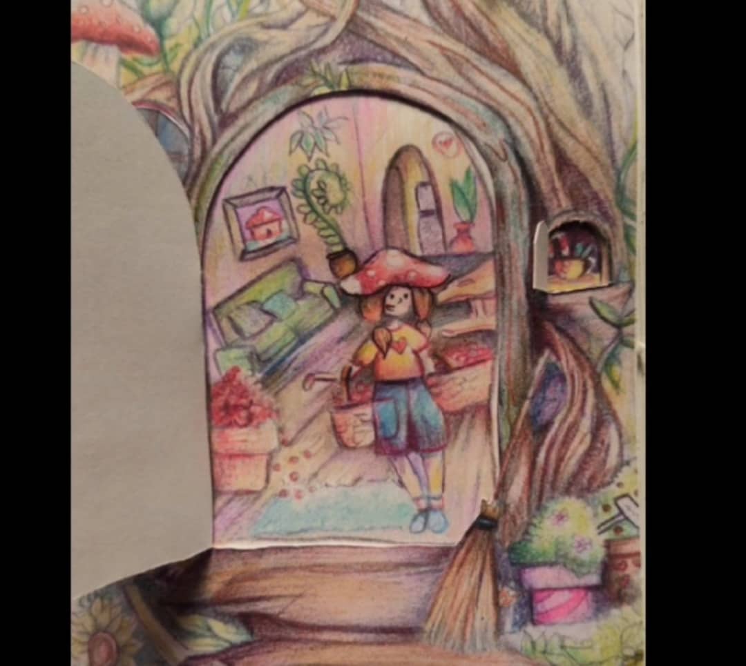New Printable Paper Fairy House Kit , Coloring Pages Activity Kit ...