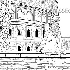 Italy Coloring Book Pdf Adult Coloring Book 12 City - Etsy Canada