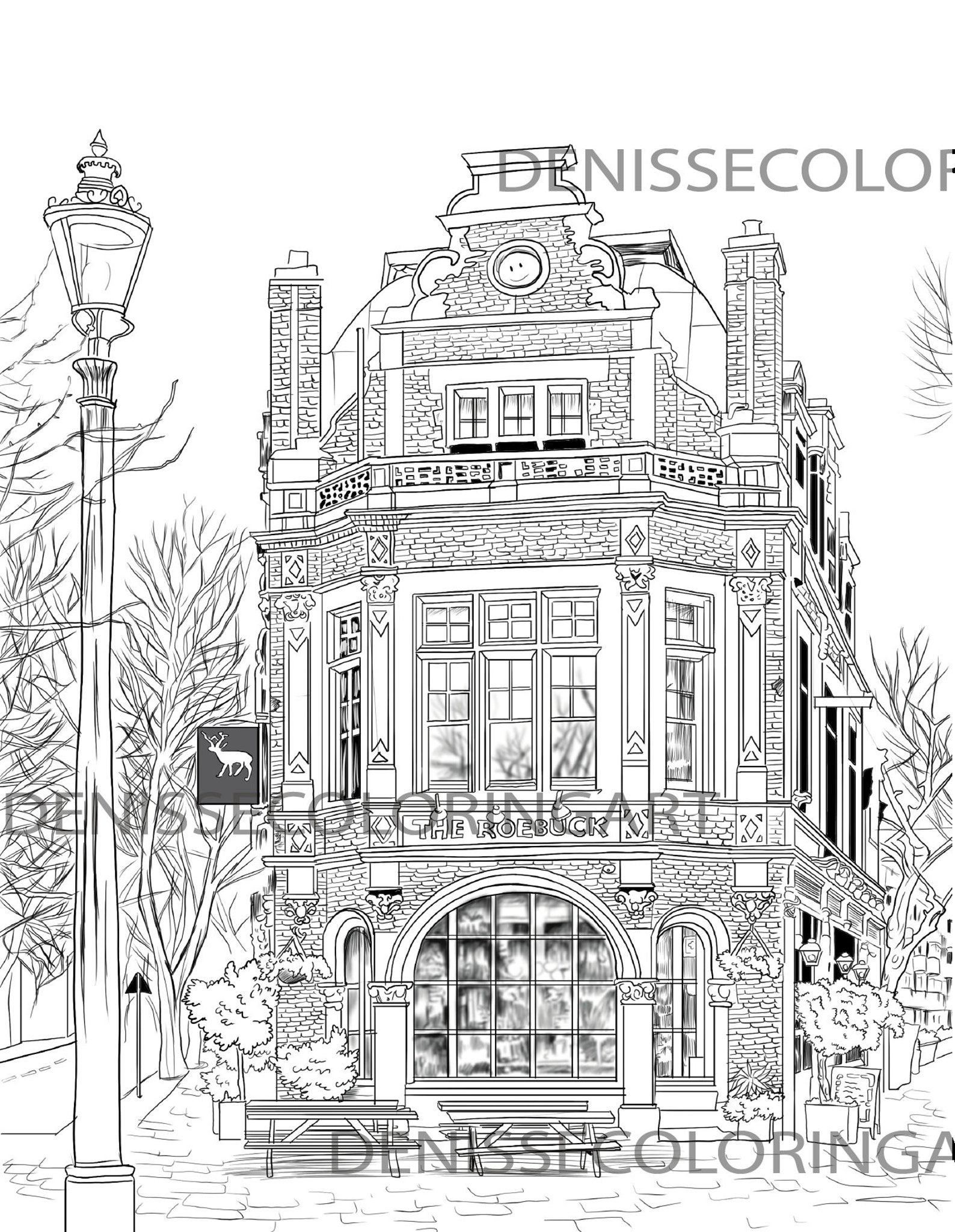 London Coloring Book Pdf City Adult Coloring Book Download - Etsy