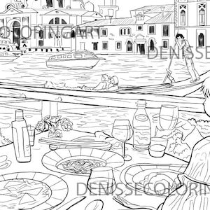 Italy Coloring Book Pdf Adult Coloring Book 12 City - Etsy Canada