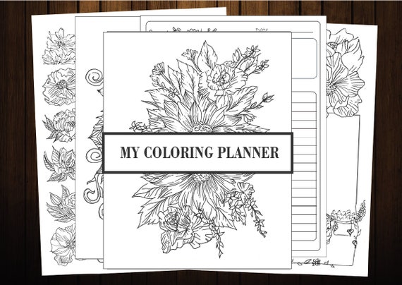 Kids' Crafts Paper, Party & Kids Coloring Printable Perpetual Planner ...