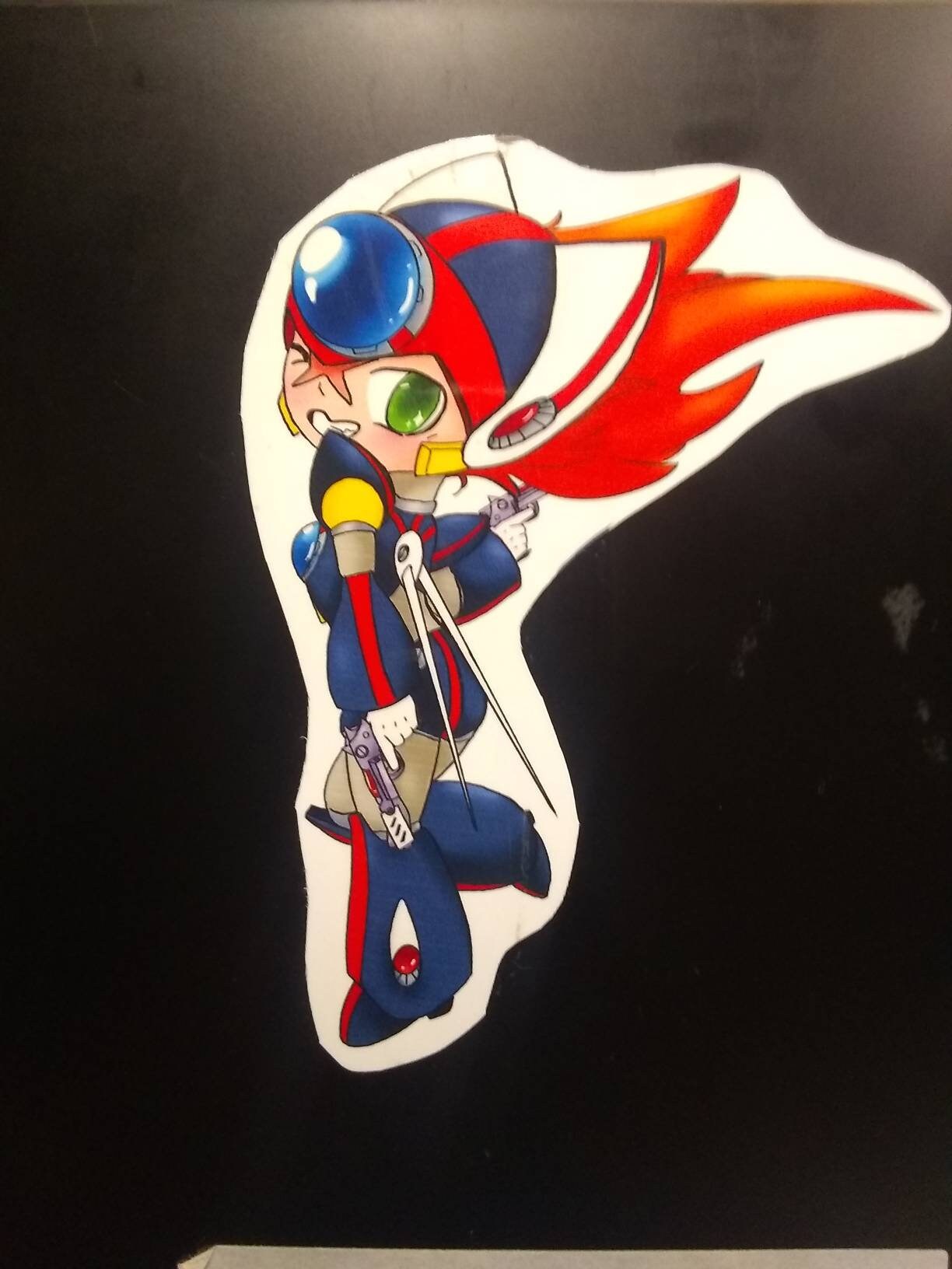 Chibi Axl Sticker Megaman X Series - Etsy