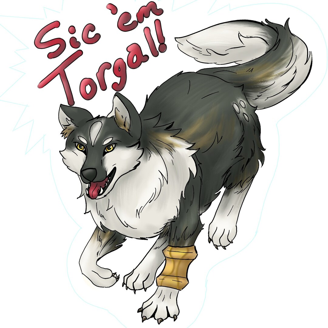Final Fantasy XVI Torgal Vinyl Sticker - Etsy
