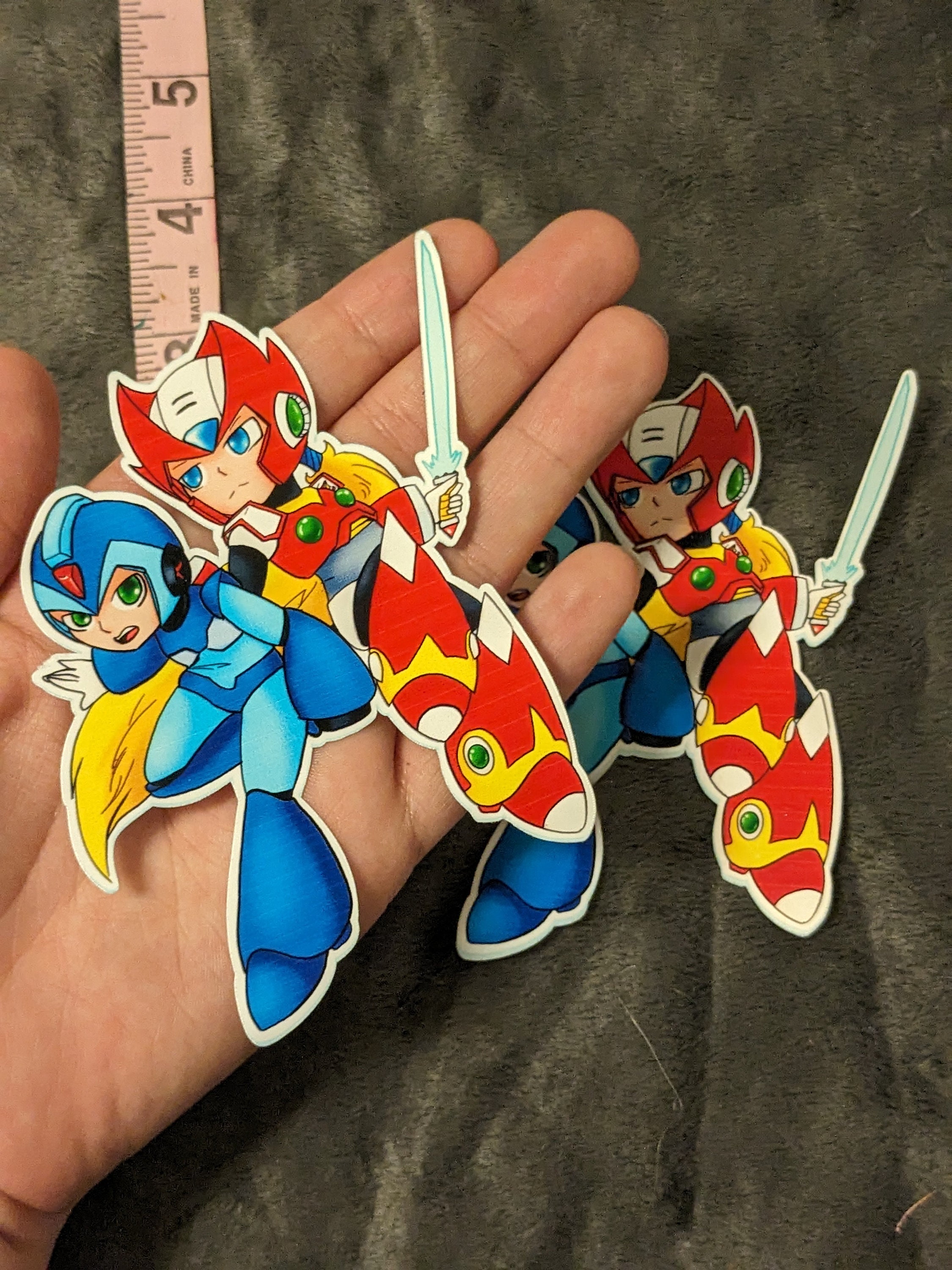Megaman X and Zero Chibi Duo Sticker - Etsy