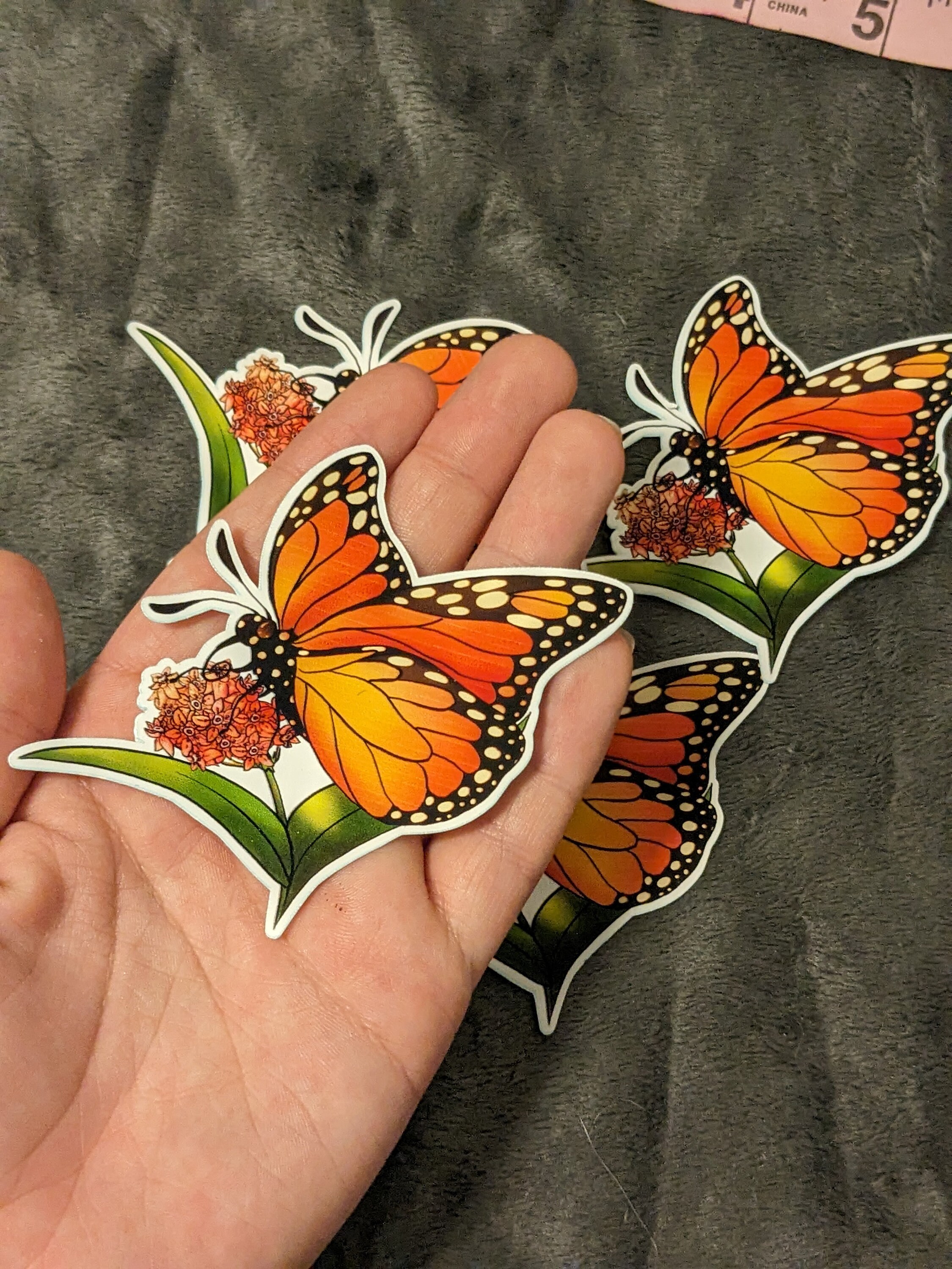 Monarch Butterfly Vinyl Sticker - Etsy