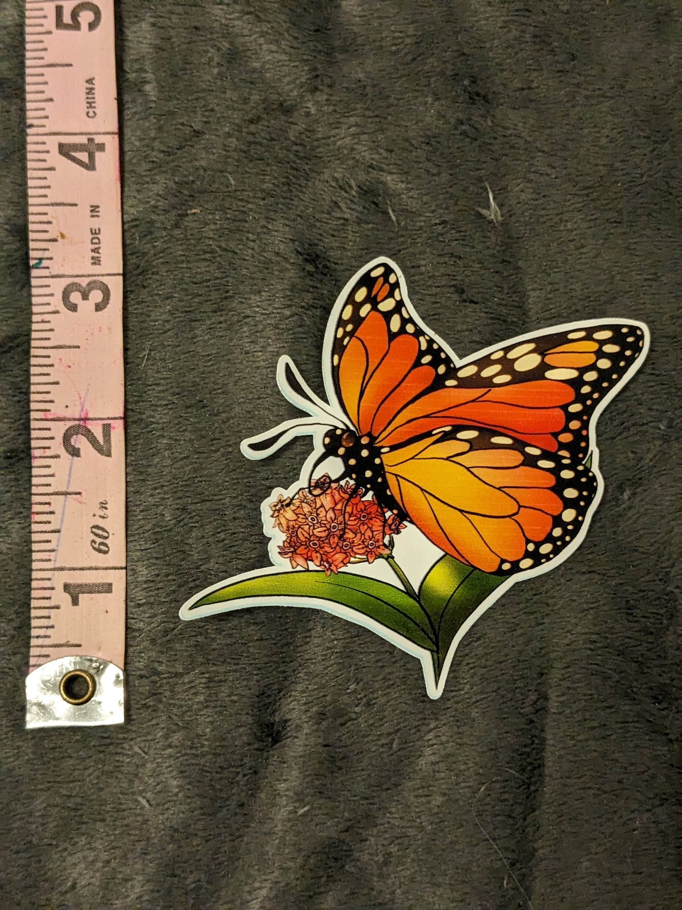Monarch Butterfly Vinyl Sticker - Etsy