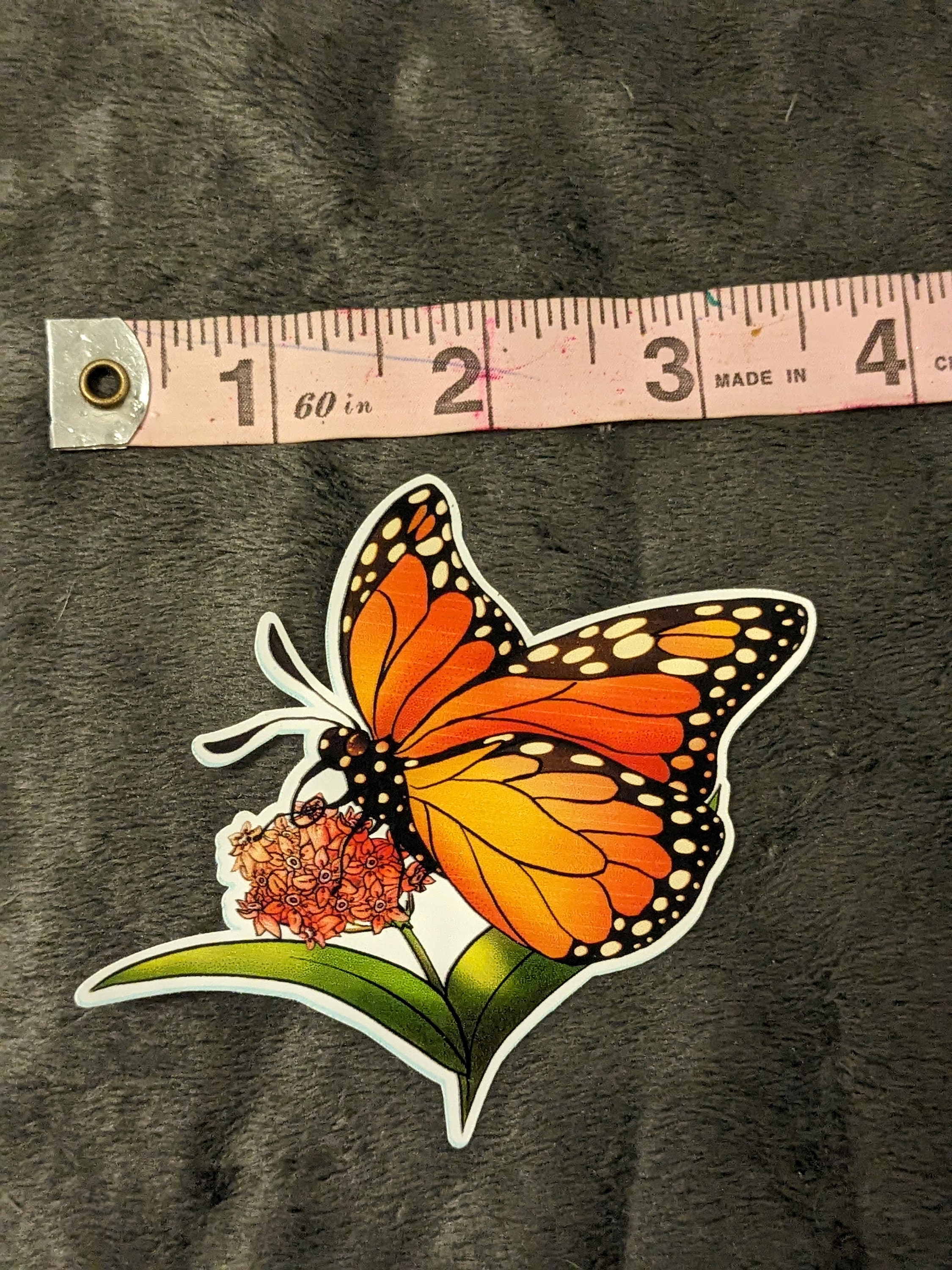 Monarch Butterfly Vinyl Sticker - Etsy