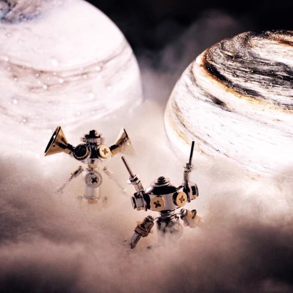 Steampunk Robot Blind Box Toys Mechanical Assembly Doll Art ...