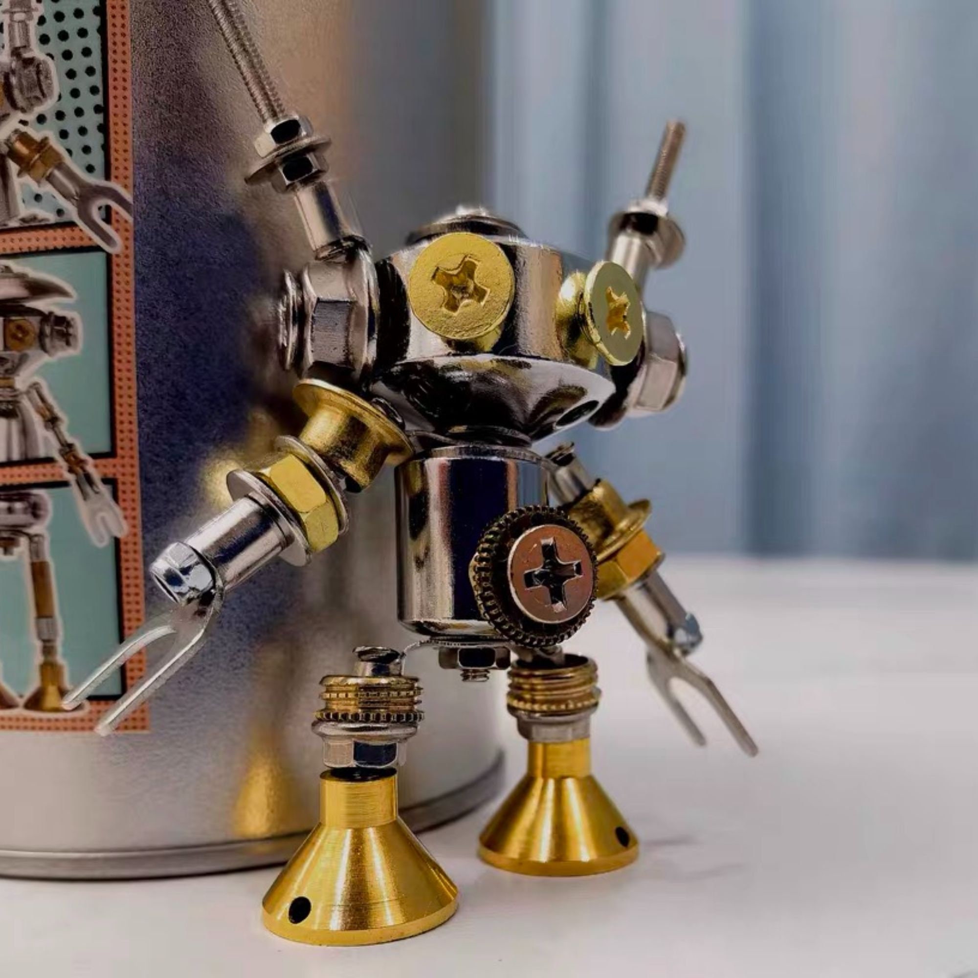 Steampunk Robot Blind Box Toys Mechanical Assembly Doll Art ...