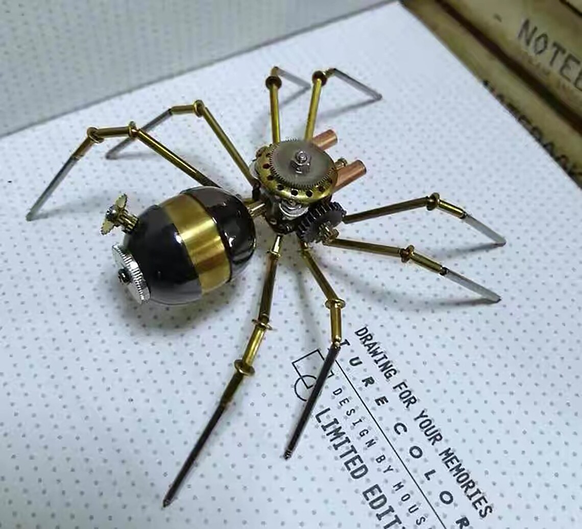 Steampunk Mechanical Spider Steampunk Bugs Steampunk - Etsy